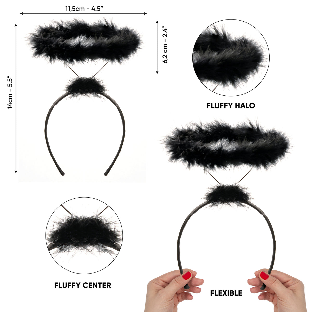 Angel Costume Accessories - Angel Halos, Angel Headband | Funcredible
